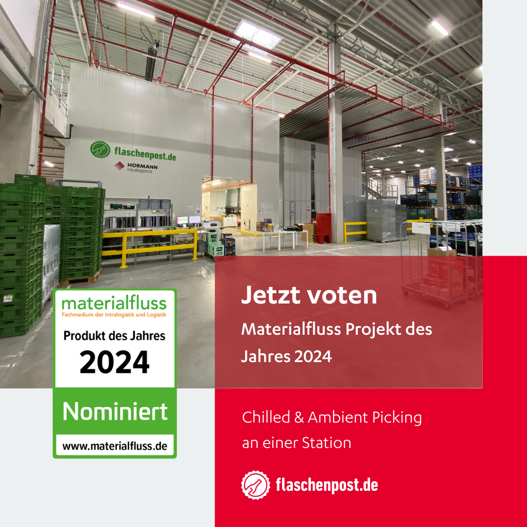 Flaschenpost Chilled & Ambient AutoStore System nominated for Material ...